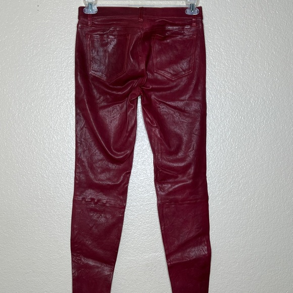 J Brand | Jeans | J Brand 0 Lamb Leather Skinny Jeans With Zippers At ...